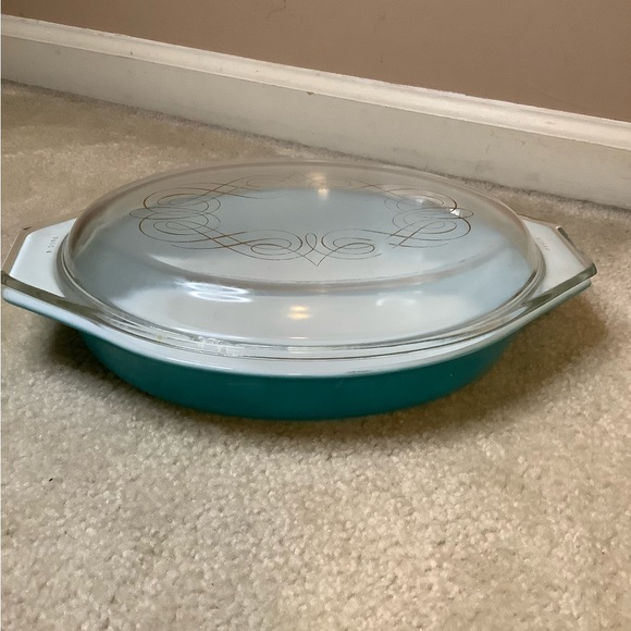 Pyrex | Kitchen | Vintage Pyrex Princess Turquoise Blue 5 Quart ...